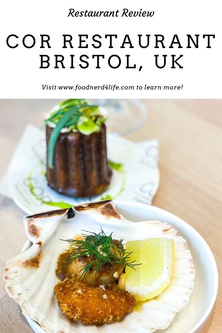 COR Restaurant, Bristol - Review - foodnerd4life