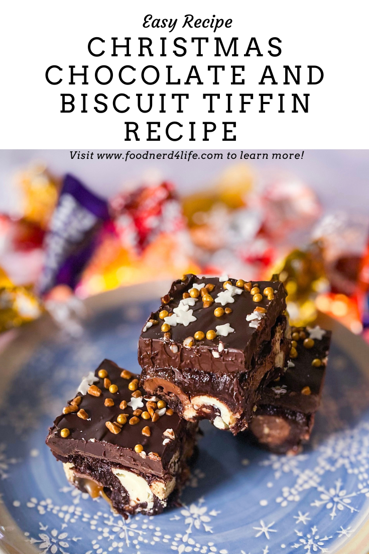 Christmas Chocolate and Biscuit Tiffin Recipe - foodnerd4life