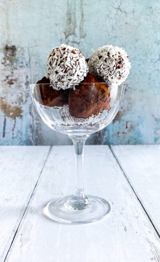 Tropical Rum Chocolate Truffles Recipe - foodnerd4life