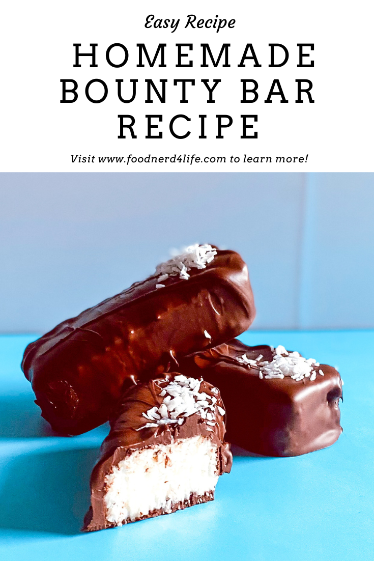 Homemade Bounty Bar Recipe - foodnerd4life